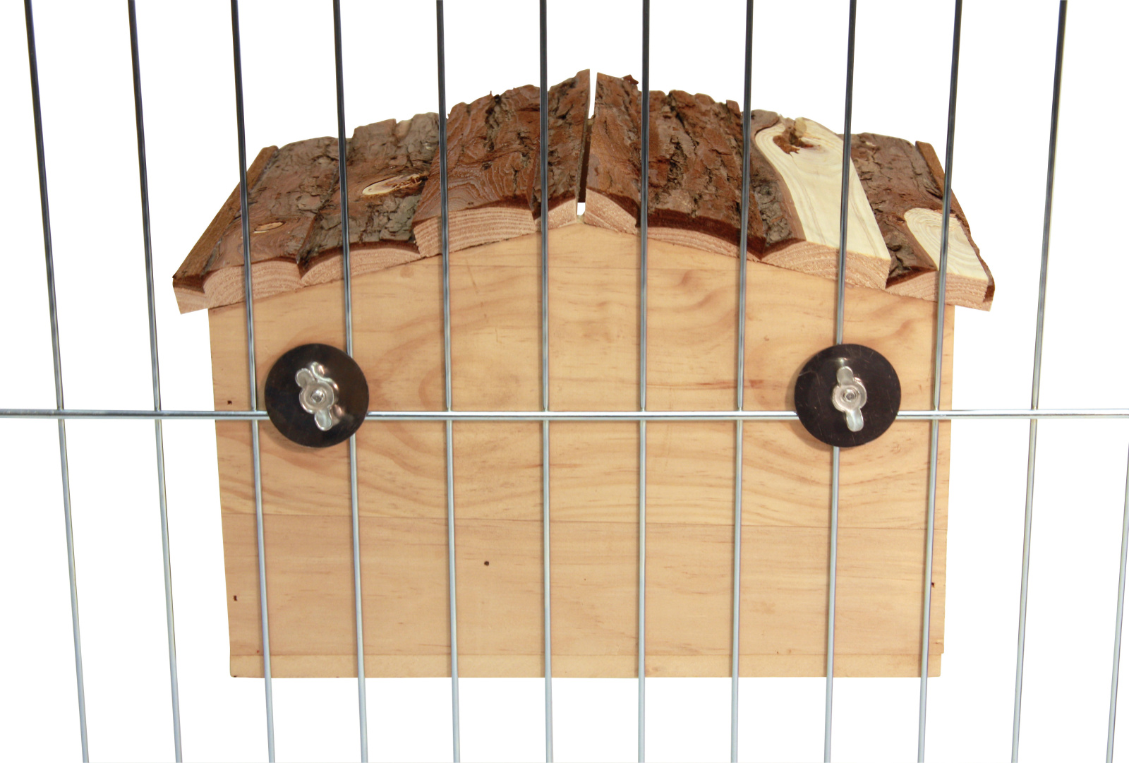 Nagerhaus mit Gitterbefestigung Nature - Kerbl Pet
