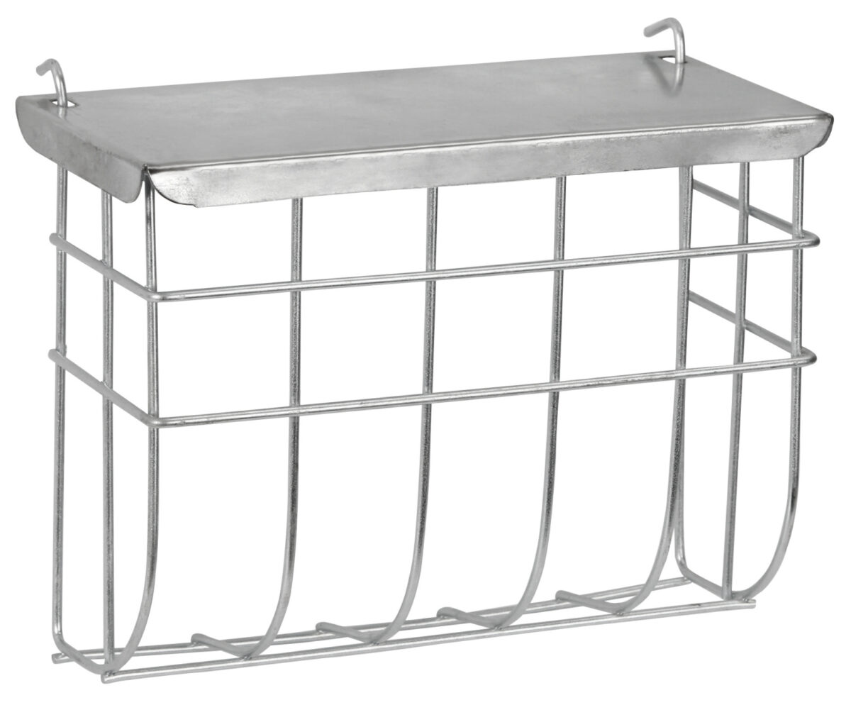 Metal Hay Rack with Cover - Kerbl Pet